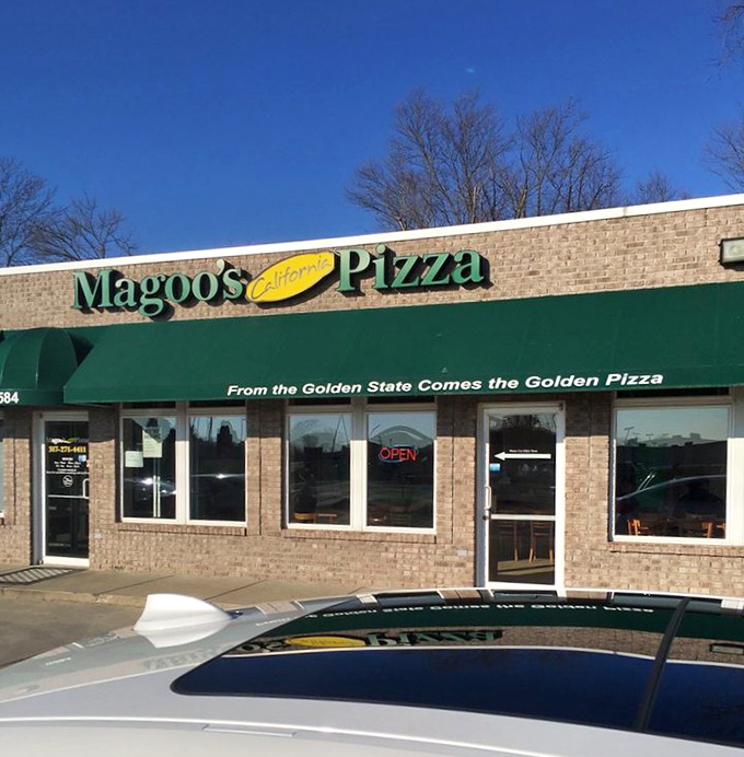 Magoo's unassuming brick exterior houses California pizza dreams in the heart of Indiana – a delicious coastal transplant.