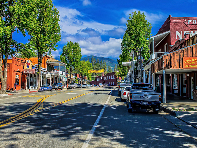 Main Street Weaverville offers a living history lesson where the past and present mingle like old friends at a reunion.