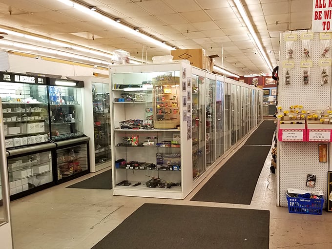 Glass cases full of mysteries - what vintage treasures hide behind those display windows?