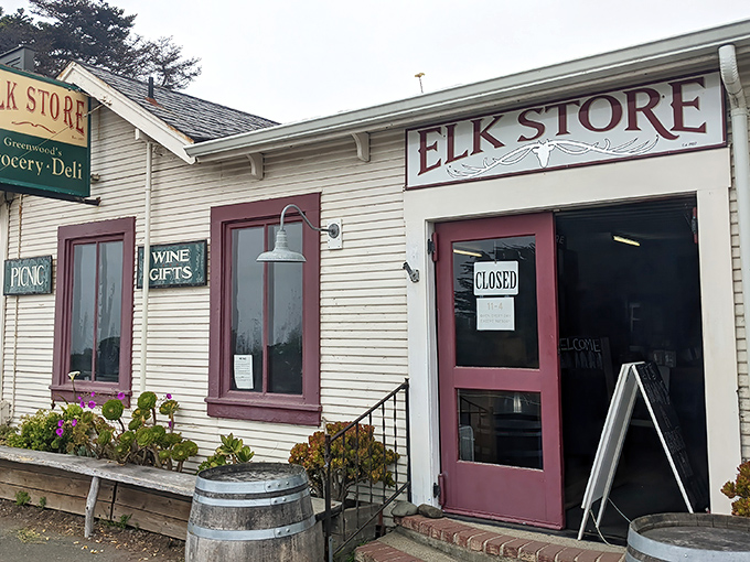 This charming coastal general store looks like it stepped out of a Norman Rockwell painting with better food.