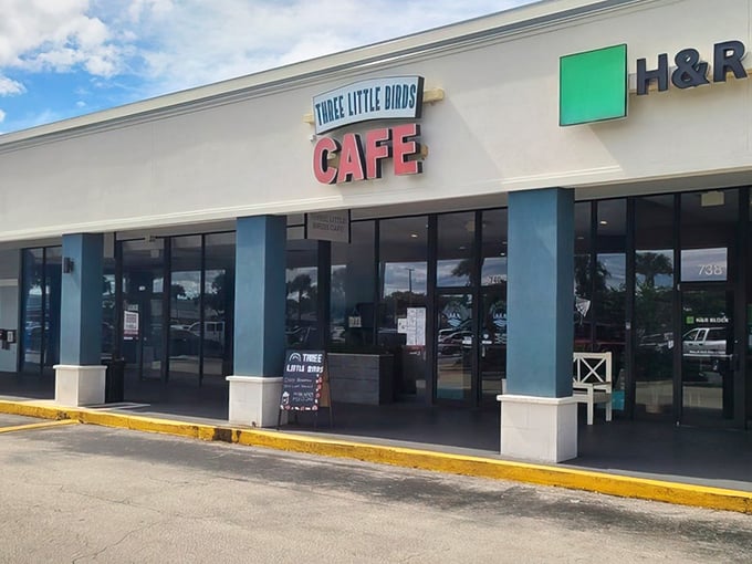 Don't let the strip mall location fool you—this unassuming storefront houses breakfast magic that would make Bob Marley proud.
