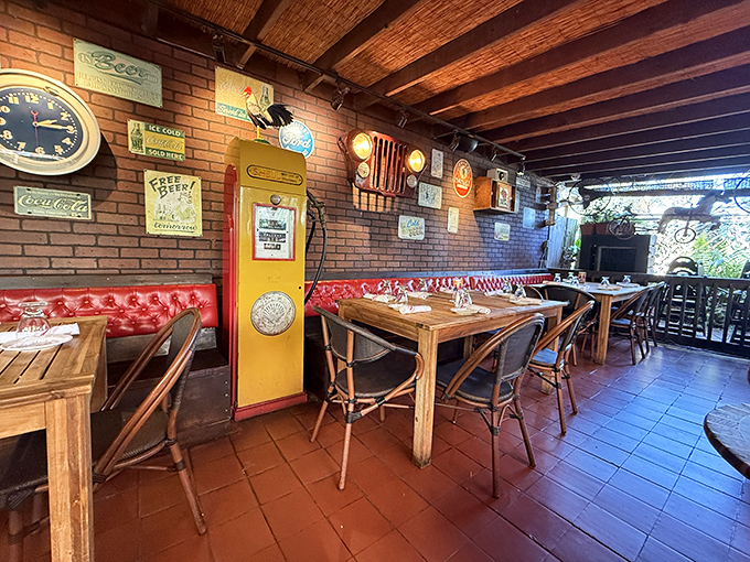 Old's Havana's sunny yellow façade and red awning beckon like an old friend on Calle Ocho, promising authentic Cuban flavors behind its modest storefront.