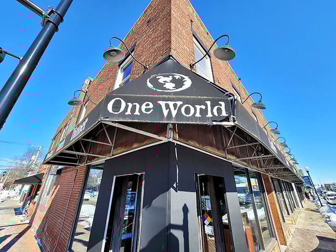 One World's unassuming brick exterior in downtown Peoria is like that friend who doesn't brag but always delivers when it counts.
