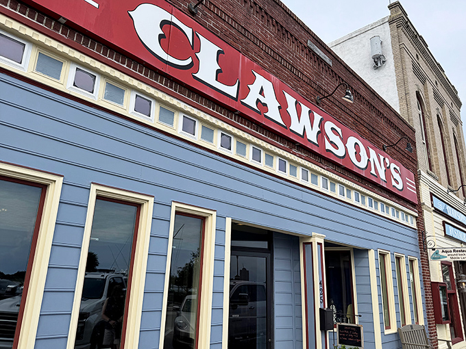 That red storefront isn't just signage – it's a beacon calling food lovers from across North Carolina.