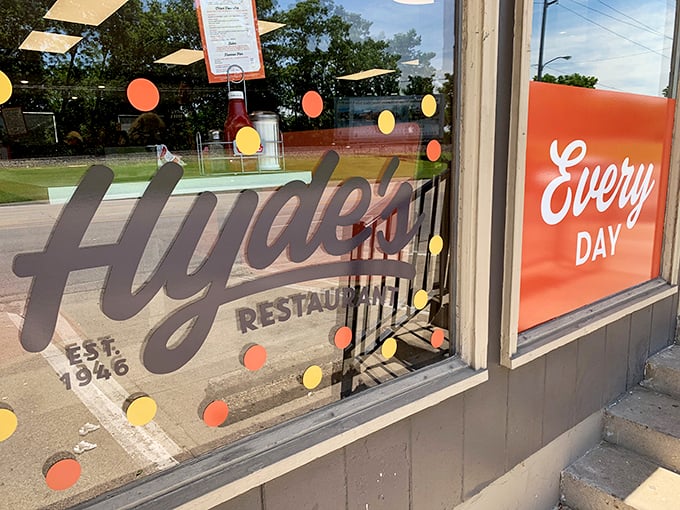 The unassuming exterior of Hyde's Restaurant beckons with its simple "Every Day" promise – a Midwestern code for "we're here when you need us."