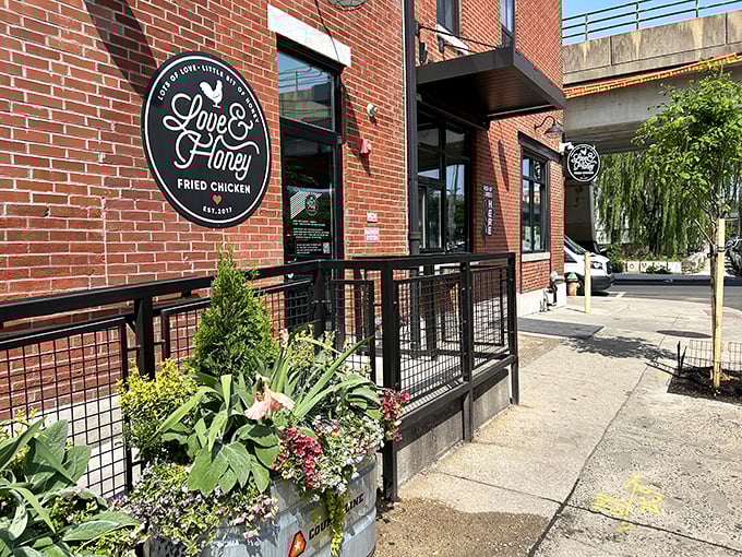 The unassuming brick storefront belies the culinary magic happening inside. Like a chicken speakeasy, you'll find yourself returning again and again.