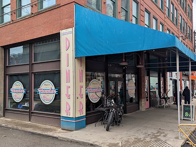 This unassuming Strip District gem proves that the best breakfast spots never need flashy exteriors.