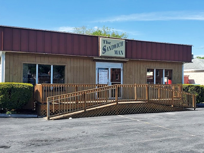 The unassuming exterior of The Sandwich Man belies the culinary treasures within. Sometimes the best food comes from places that invest in flavor rather than façade.