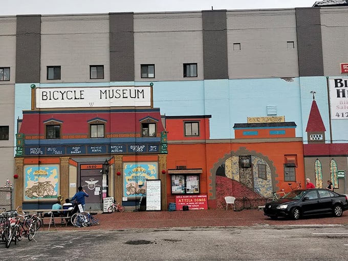 The unassuming exterior of Bicycle Heaven belies the two-wheeled wonderland within. Like finding Willy Wonka's factory in Pittsburgh's North Side.