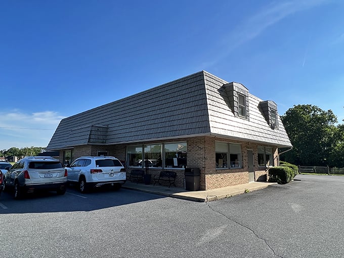 The unassuming exterior of Katie's Kitchen promises authentic Amish cooking and delivers with a monthly prime rib special that locals mark on their calendars.
