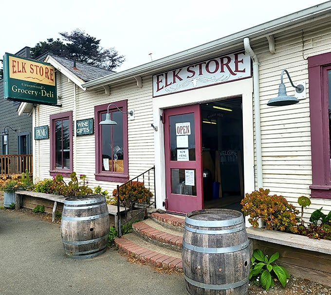 This charming coastal general store looks like it stepped out of a Norman Rockwell painting with better food.