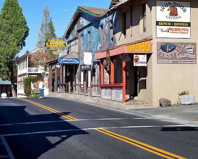Main Street Groveland looks like a movie set, but those weathered facades tell real stories of Gold Rush dreams and modern-day adventures.