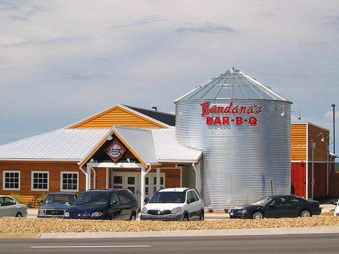 That iconic grain silo isn't just for show – it's Bandana's way of announcing "serious barbecue happens here" before you even park your car.