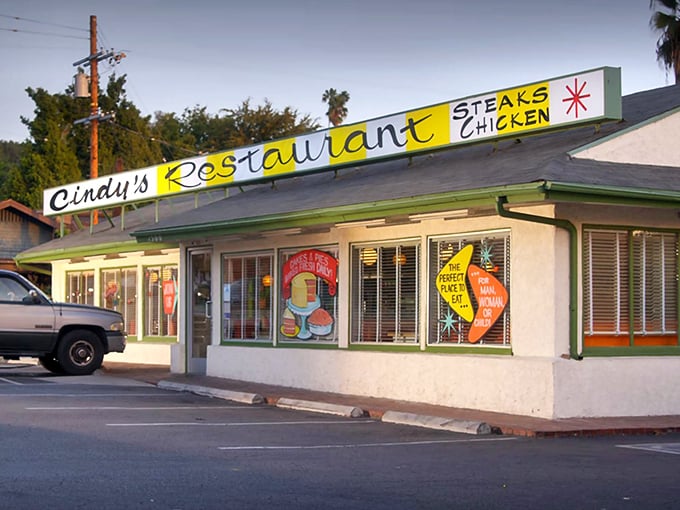 That retro signage isn't trying to be trendy – it's been authentically cool since before cool was cool.
