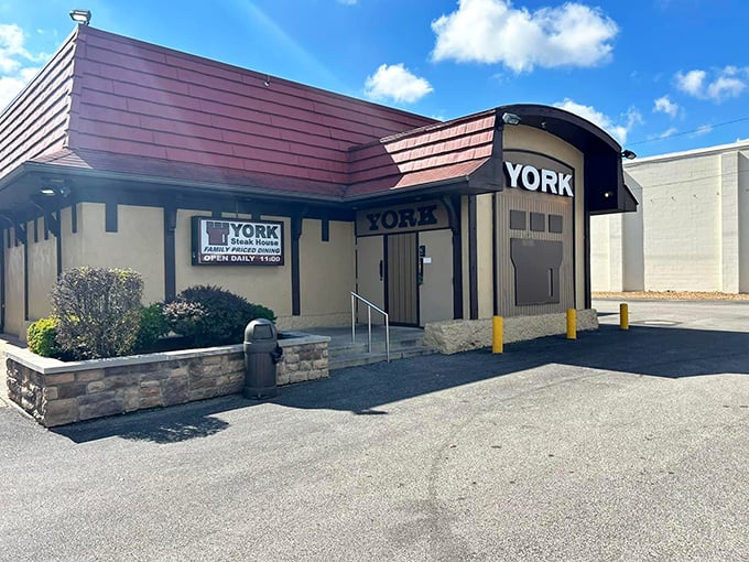 Don't judge this steakhouse by its humble cover – inside lies Columbus's best-kept carnivorous secret.