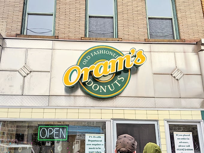 That retro sign isn't just nostalgia – it's a beacon calling you to carb heaven.