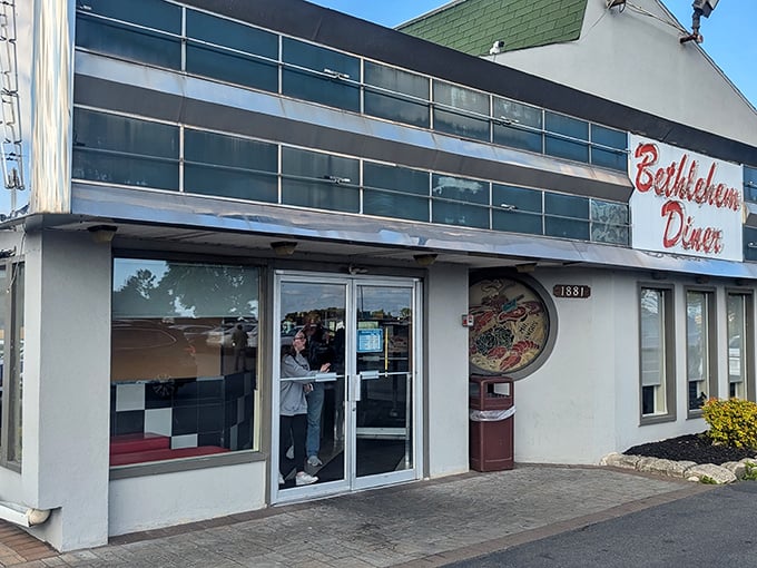 The unassuming exterior of Bethlehem Diner stands like a time capsule on Catasauqua Road, promising comfort food treasures within its modest walls.