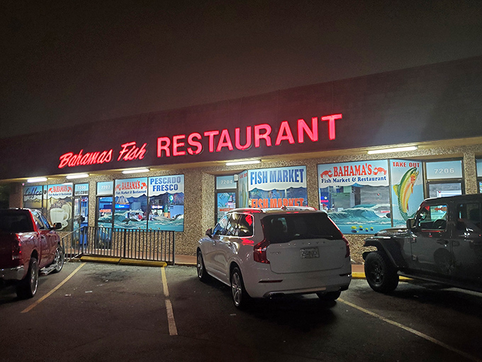 The unassuming exterior of Bahamas Fish Market & Restaurant might not stop traffic, but trust me—what's inside will stop your heart (in the good way).