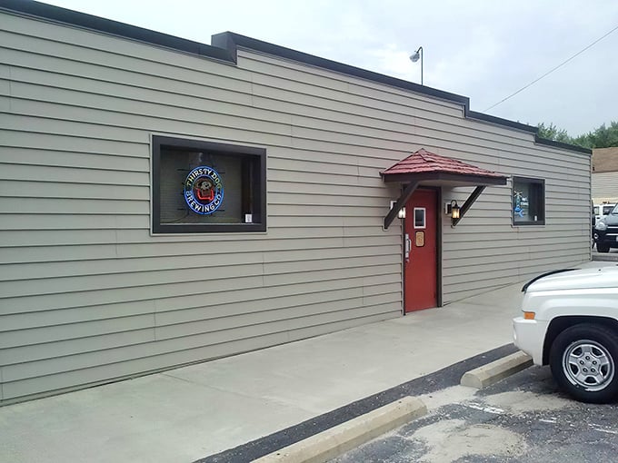 Don't let the humble exterior fool you – this unassuming building houses some of Ohio's most legendary steaks. Culinary treasures often hide in plain sight.