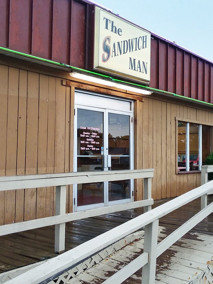 The unassuming exterior of The Sandwich Man belies the culinary treasures within. Sometimes the best food comes from places that invest in flavor rather than façade.