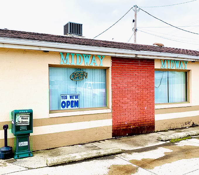 The unassuming exterior of Midway Restaurant in Kenton might not stop traffic, but locals know this modest building houses breakfast magic worth seeking out.