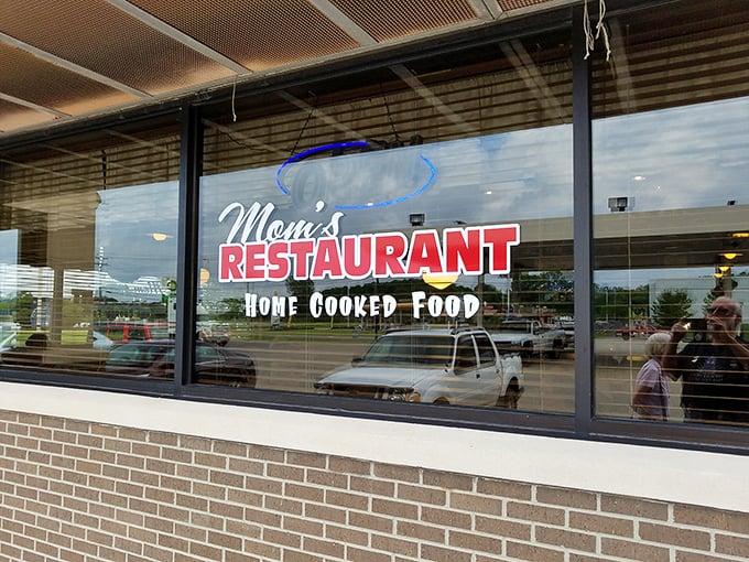 The humble storefront that houses Ohio's most legendary biscuits and gravy adventure.