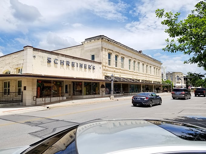 Downtown Kerrville showcases that quintessential Texas charm—limestone buildings adorned with lone stars, where small-town friendliness meets Hill Country character.