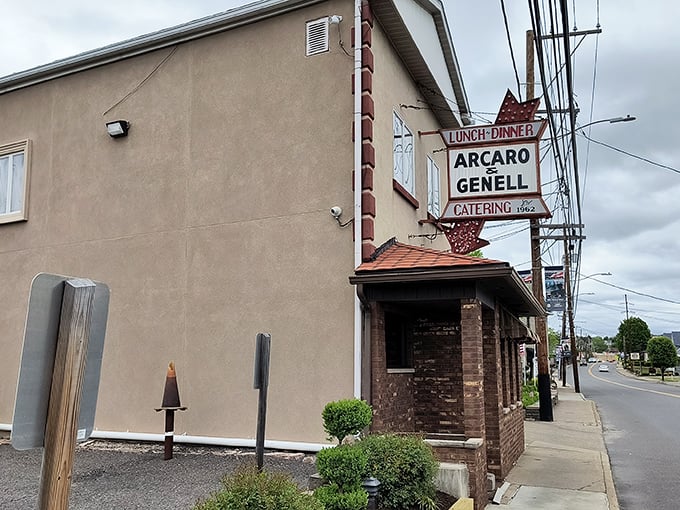 The unassuming exterior of Arcaro and Genell hides culinary treasures within. Since 1962, this Old Forge landmark has been serving up Italian-American classics that keep locals coming back.