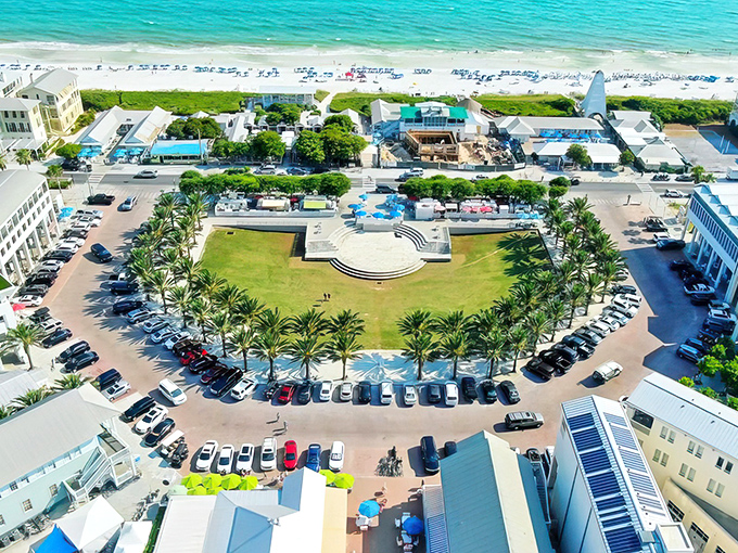 Seaside's coastline stretches like nature's infinity pool, where turquoise waters meet powdery white sand. Paradise isn't always overseas—sometimes it's just a road trip away. 
