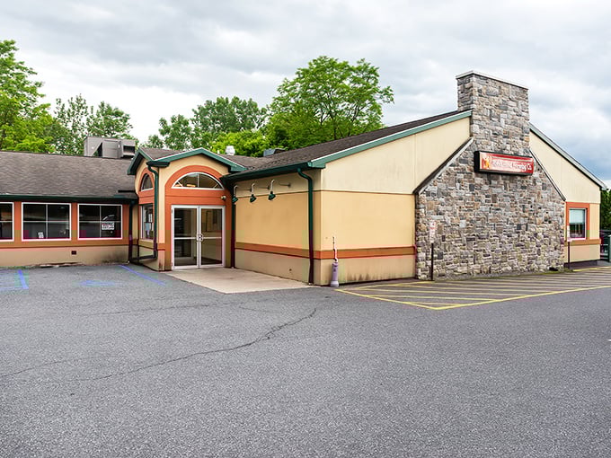 That stone facade isn't just for show – it's announcing serious comfort food awaits inside this Bellefonte treasure.