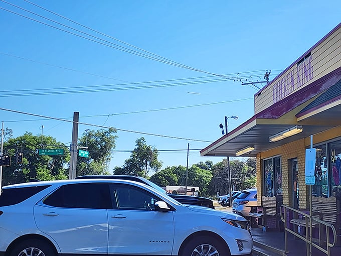 That bright orange exterior isn't just eye-catching – it's a beacon calling breakfast lovers home.