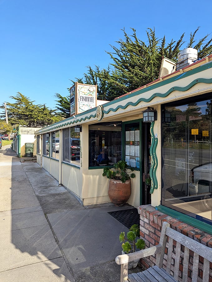 The unassuming exterior of Fishwife belies the seafood treasures within. Like finding a pearl inside an ordinary-looking oyster.