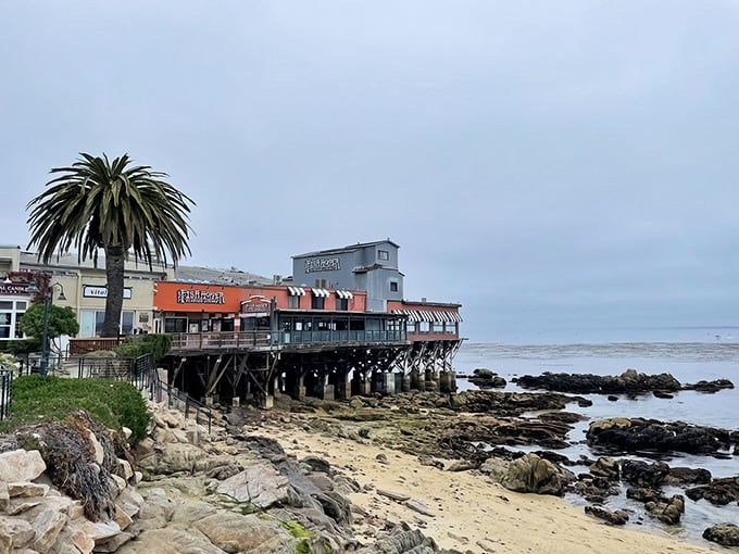 Perched dramatically over Monterey Bay, Fish Hopper looks like it's having a love affair with the Pacific—a romance you're invited to join.