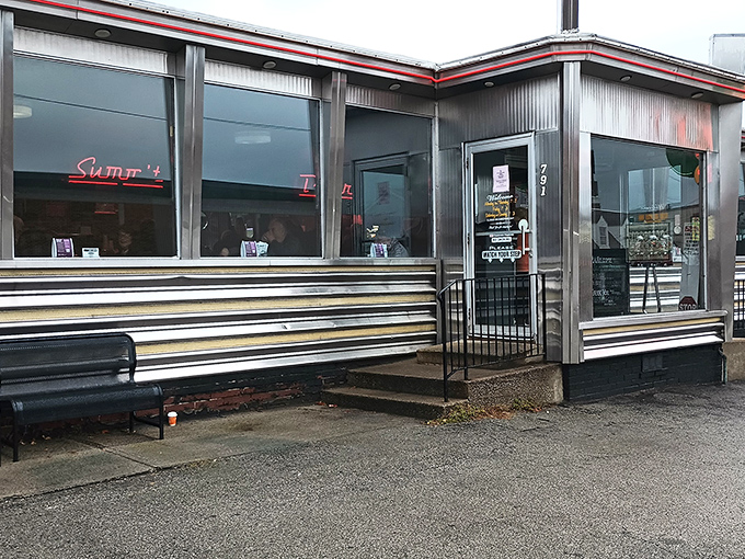 The neon-lit beacon of Somerset's culinary landscape, Summit Diner's iconic sign has guided hungry travelers for generations. Classic Americana at its finest.