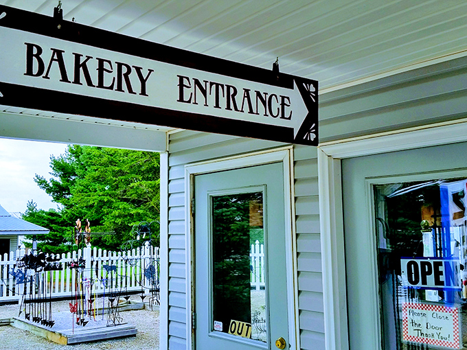 That simple "Bakery Entrance" sign might be understated, but what awaits inside is absolutely extraordinary.