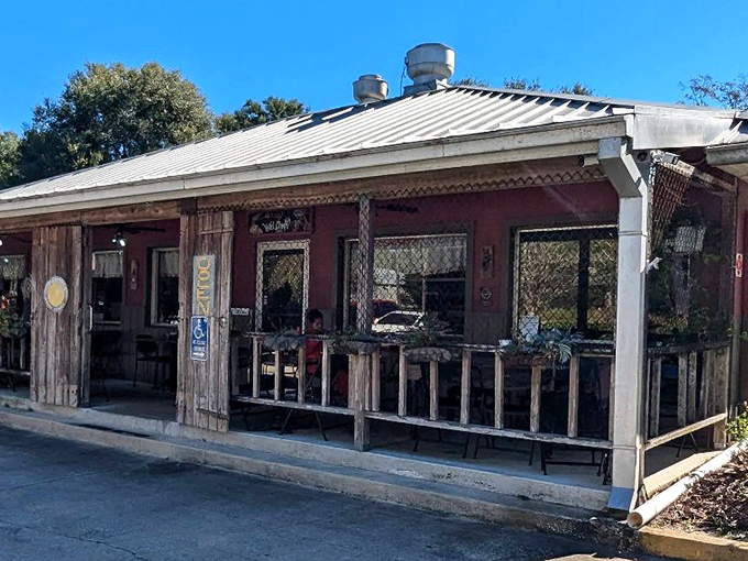 The unassuming wooden exterior of Osteen Diner might fool you, but locals know this rustic porch leads to breakfast nirvana.