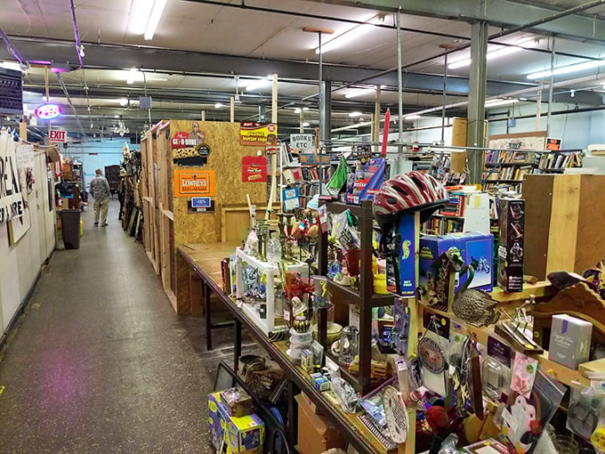 Step into this treasure hunter's paradise where one person's forgotten keepsakes become another's prized discoveries. The adventure begins at the entrance!