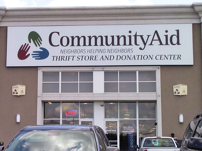 That moment when you realize this isn't your average thrift store – it's retail therapy headquarters.