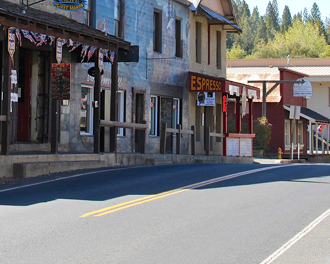 Main Street Groveland looks like a movie set, but those weathered facades tell real stories of Gold Rush dreams and modern-day adventures.
