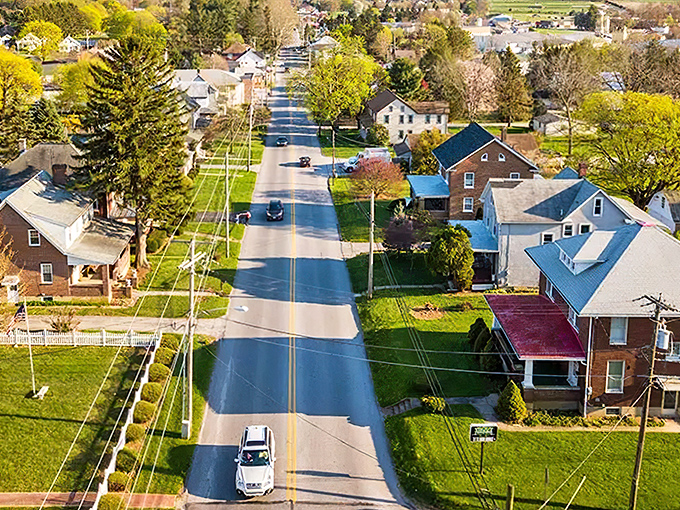 Tree-lined streets and well-kept homes create Wapakoneta's Norman Rockwell-worthy tableau. Small-town America at its finest, where neighbors still wave from their porches.