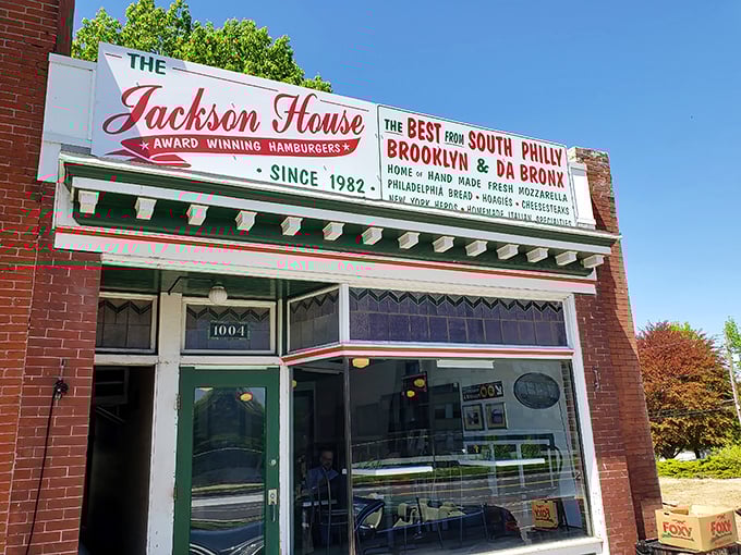 The storefront that launched a thousand cravings. This unassuming brick building houses sandwich magic that's been drawing Harrisburg locals and visitors alike for decades.