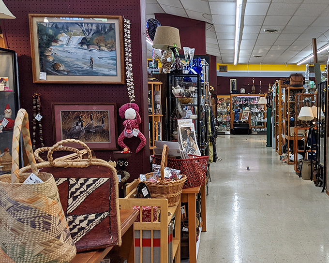The unassuming brick façade of Little Antique Mall in Lincoln City hides a treasure trove that would make Indiana Jones switch careers.