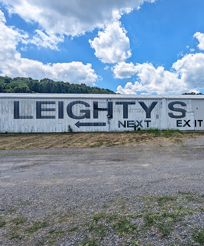 That roadside sign isn't just advertising – it's practically shouting "treasure hunters welcome here!"