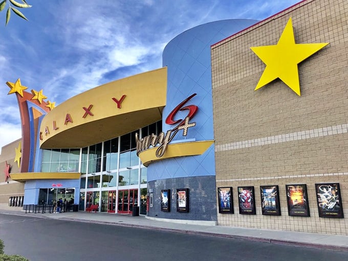 The Galaxy Cinema at Tulare Outlets isn't just a place to catch a flick—it's where shopping marathons take intermission for buttery popcorn and blockbusters.