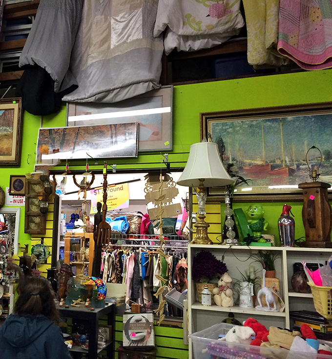 The lime green walls of REgroup aren't just a design choice—they're practically shouting "Boring shopping, begone!" Every shelf tells a story waiting to be continued.
