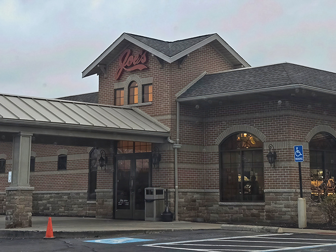 That red script sign might as well say "happiness lives here" – and it wouldn't be lying.