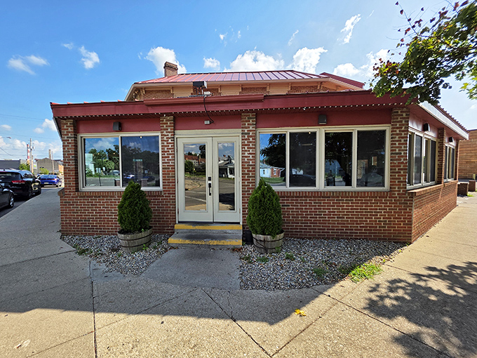 Don't judge this brick beauty by its humble cover – culinary magic awaits inside.