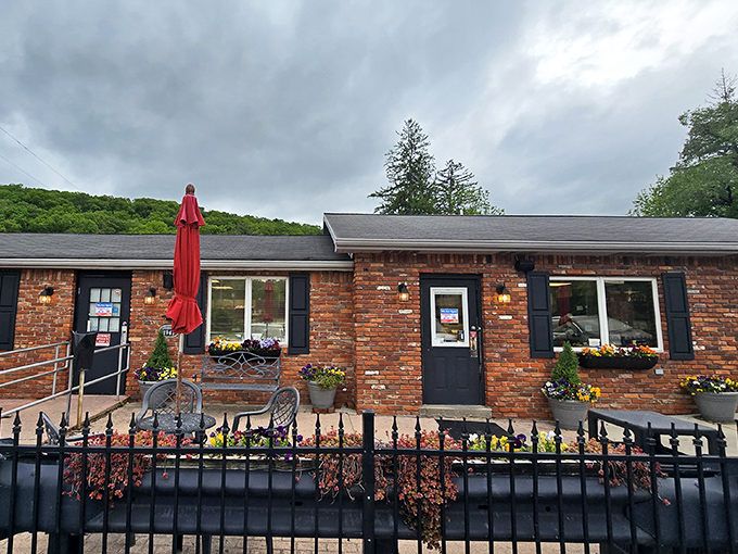 That red brick exterior might fool you, but inside lies Pennsylvania's sweetest secret waiting to be discovered.