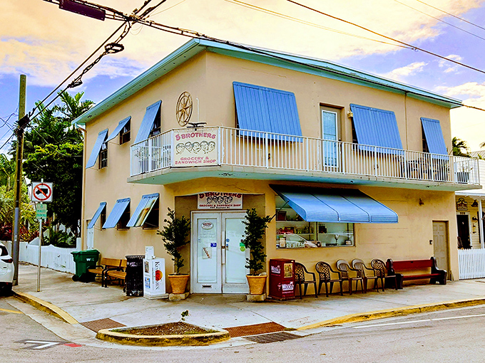 The unassuming beige exterior of 5 Brothers might not scream "culinary landmark," but locals know this modest building houses Cuban sandwich perfection.