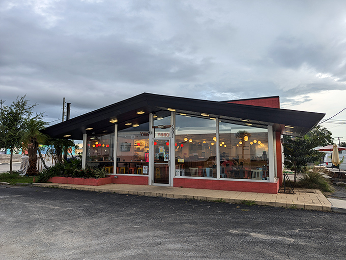 The unassuming exterior of Smoke & Donuts conceals culinary magic within—proof that great barbecue doesn't need fancy digs, just passion and smoke.